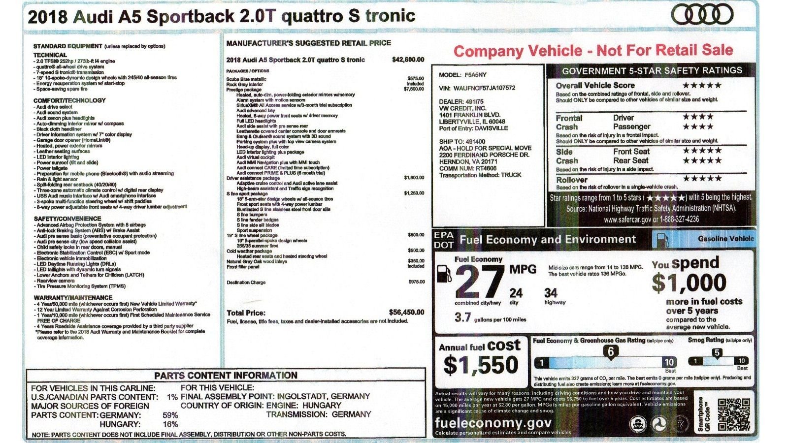Audi A5 Sportback: A Close Look | Audiworld