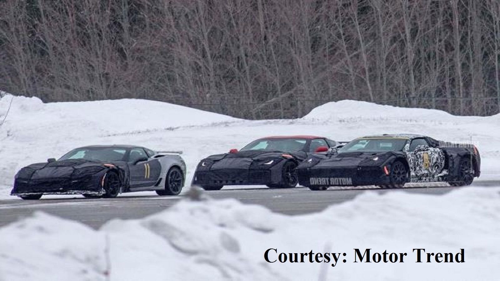 Mid-engine Corvette Hits the Winter Test Track (Photos) | Corvetteforum