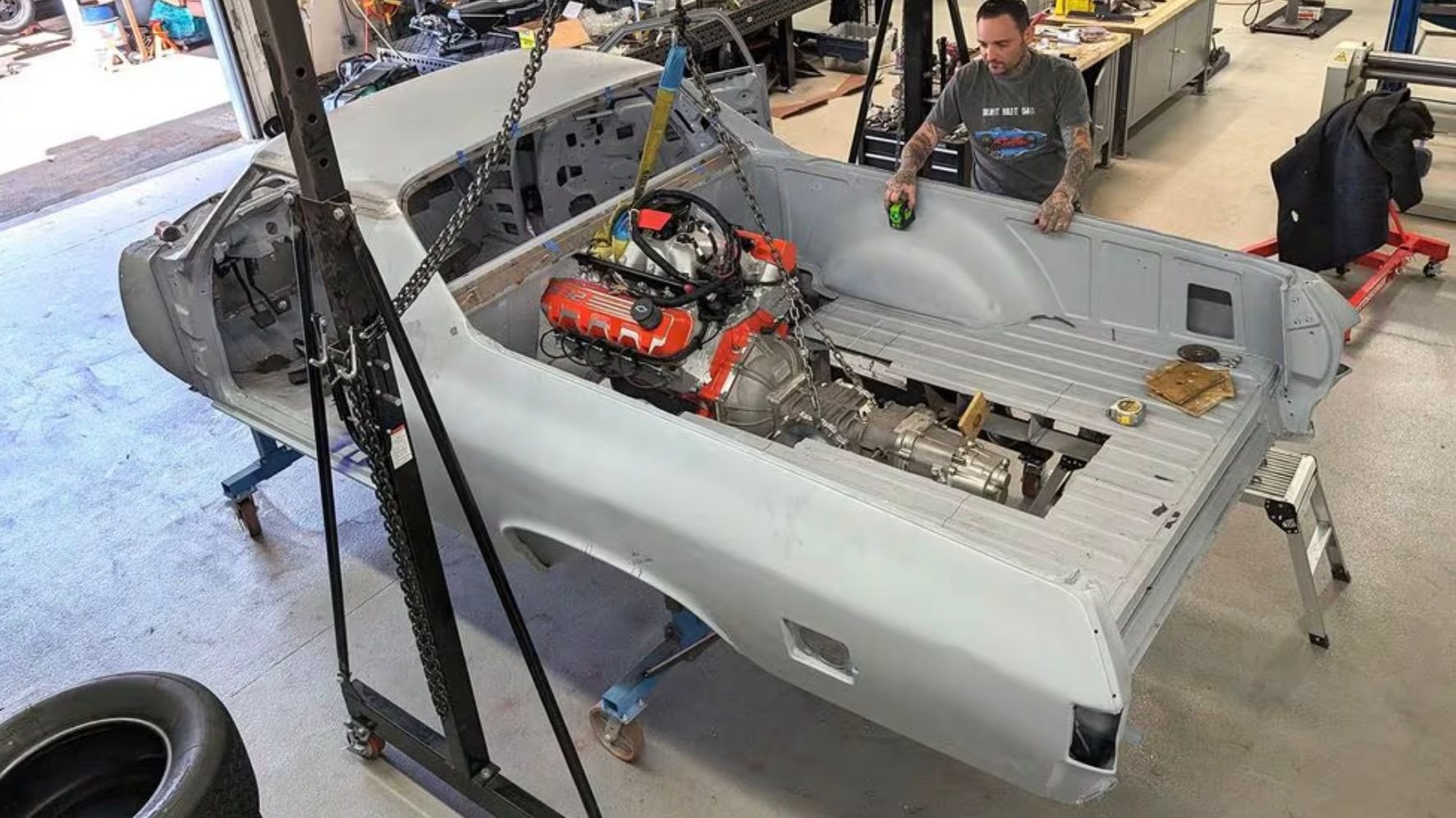 1972 Chevy El Camino Goes Mid-Engine With C8 Corvette-Style Swap ...