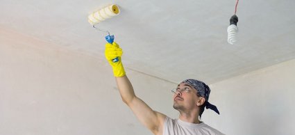 How to Paint a Wood Ceiling | DoItYourself.com