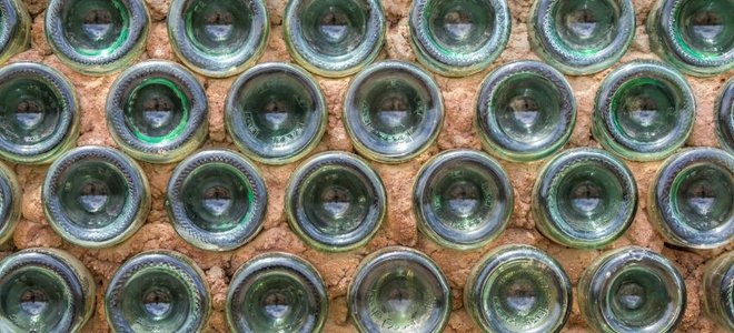 Build a Glass Bottle Wall | DoItYourself.com