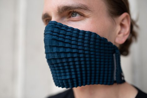 Expandable Mask Made of Recycled Plastic Flexes to Fit Your Face ...