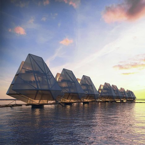 Ship-Shaped Floating Houses Form a Self-Sustaining Community | Designs ...