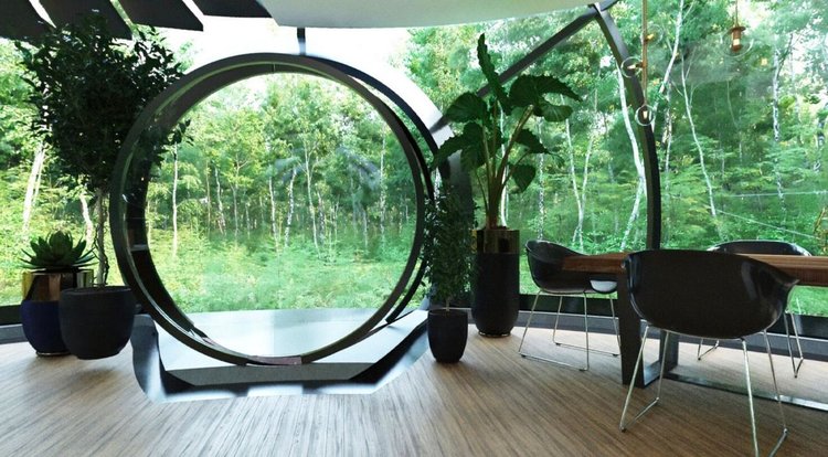 Glass Living O’Pod Rotates 360 Degrees for Unmatched Views | Designs ...