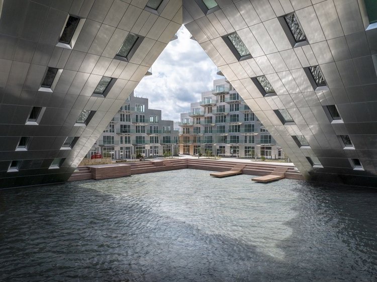 Ship-Shaped Apartment Complex by BIG Rises from Amsterdam’s Revitalized ...