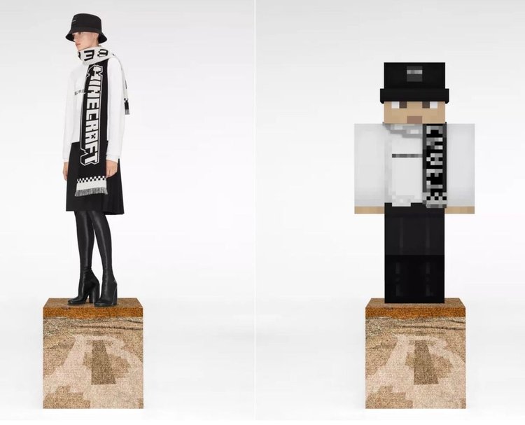 Burberry Debuts Digital Clothing Collection for Minecraft | Designs ...