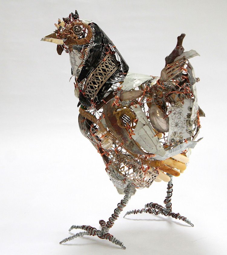 Artist Barbara Franc Upcycles Scrap Materials Into Intricate Metal ...