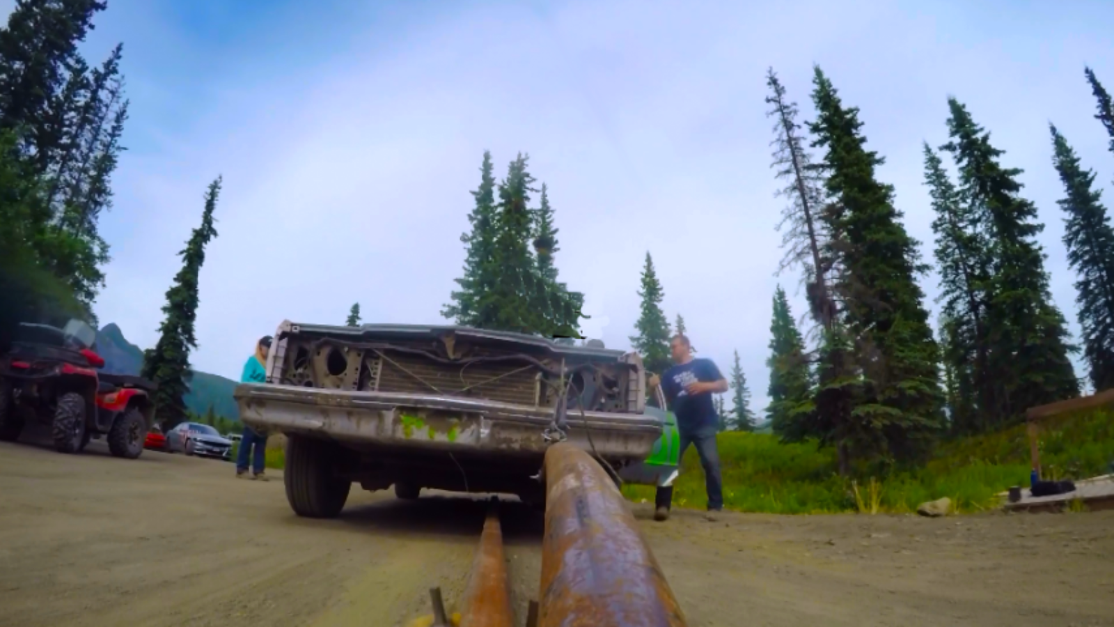 Roadkill Celebrates America By Launching Cars off a Cliff | Ford-trucks