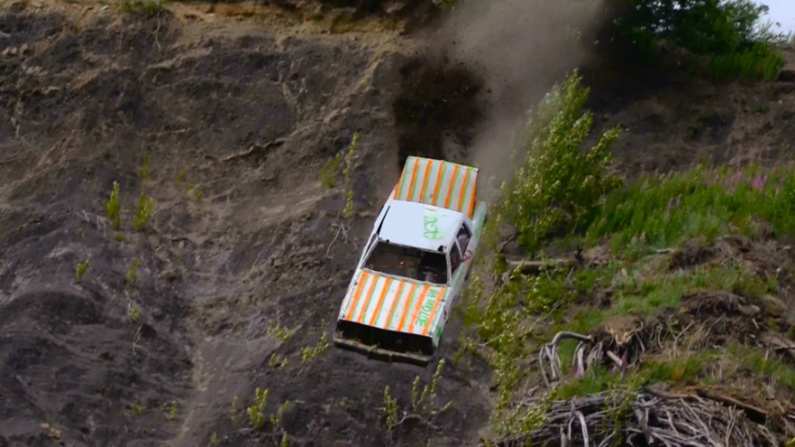 Roadkill Celebrates America By Launching Cars off a Cliff | Ford-trucks