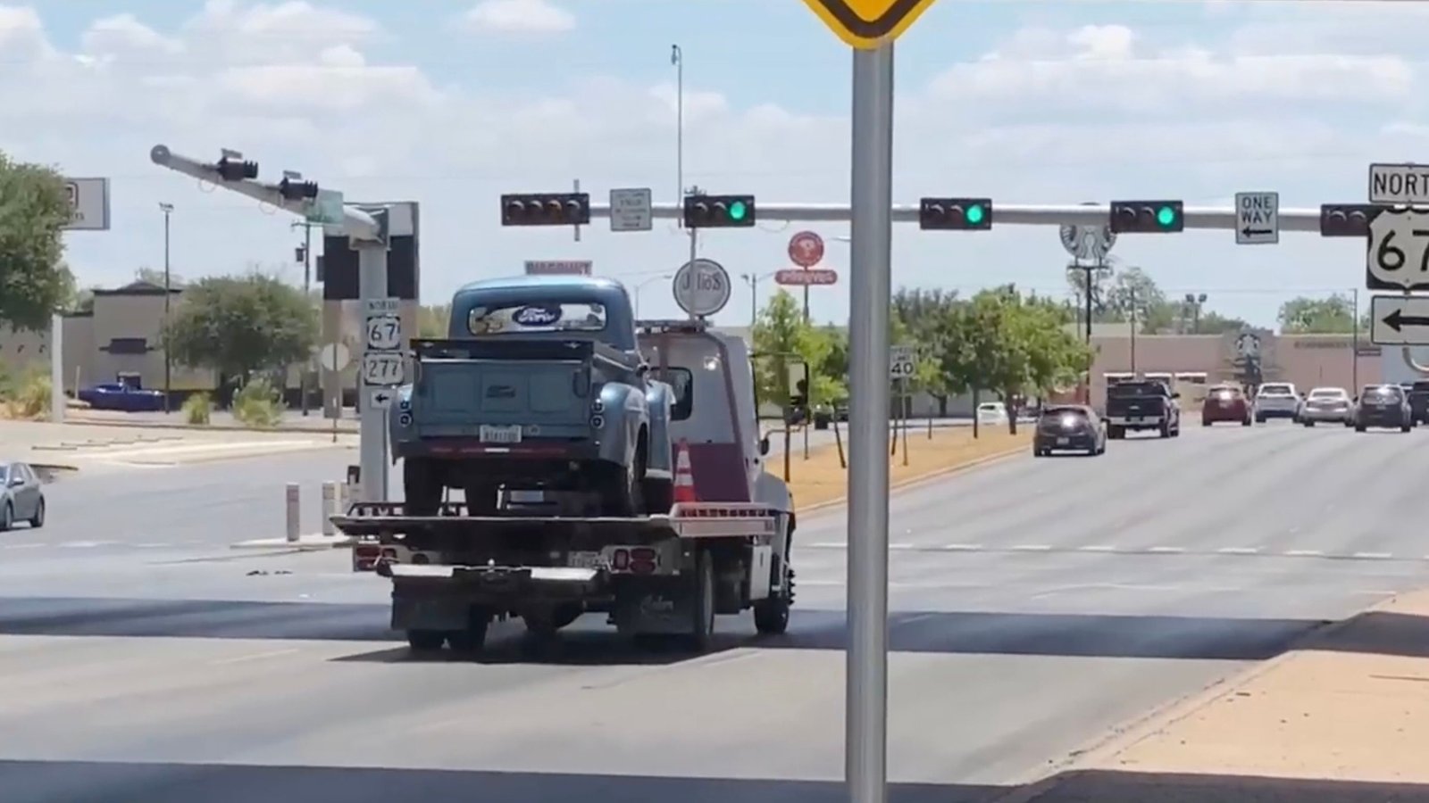 Poor First-Gen F-Series Pickup Damaged Badly In Crash | Ford-trucks