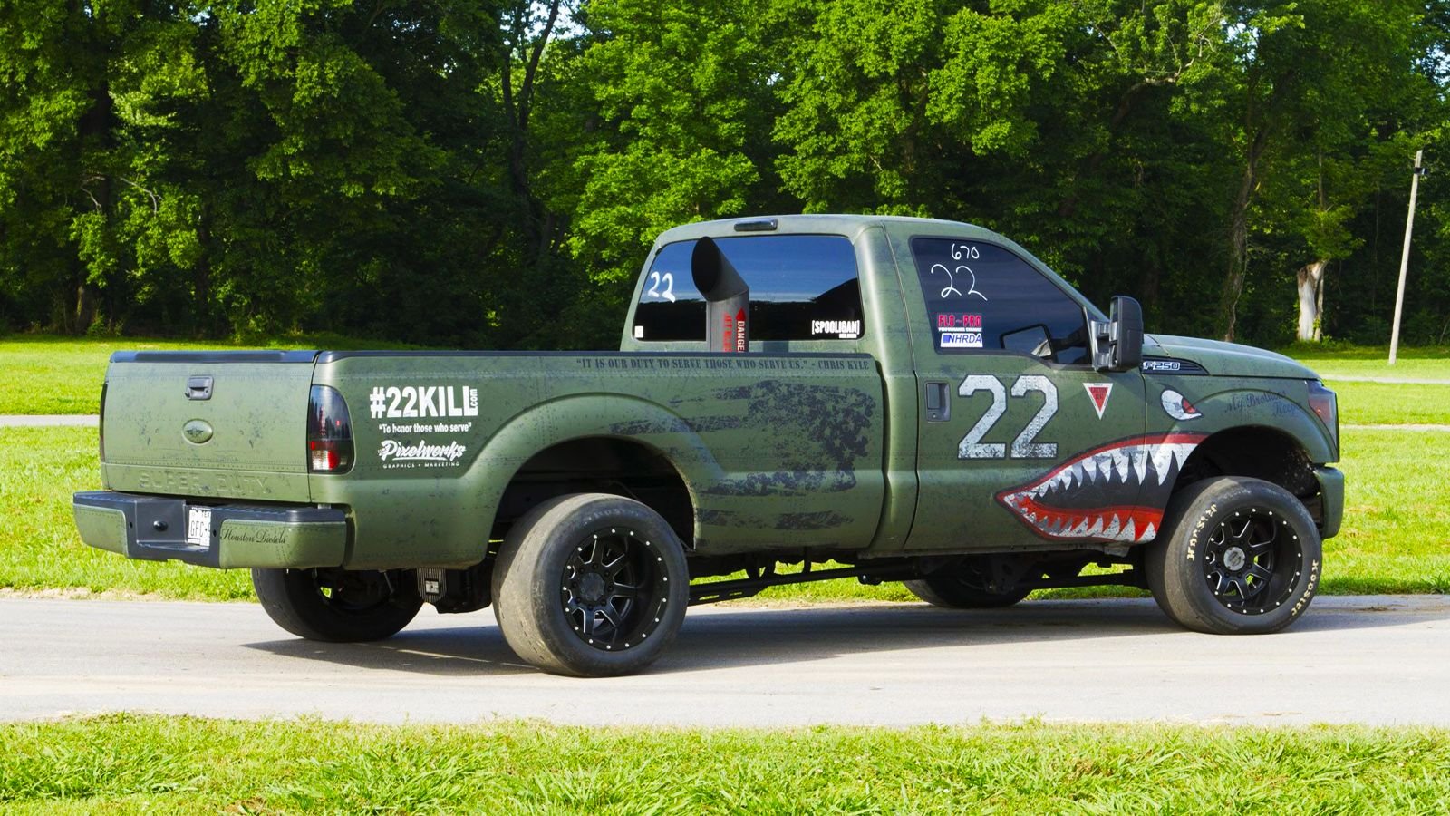 Daily Slideshow: This Super Duty Salutes the Marines | Ford-trucks