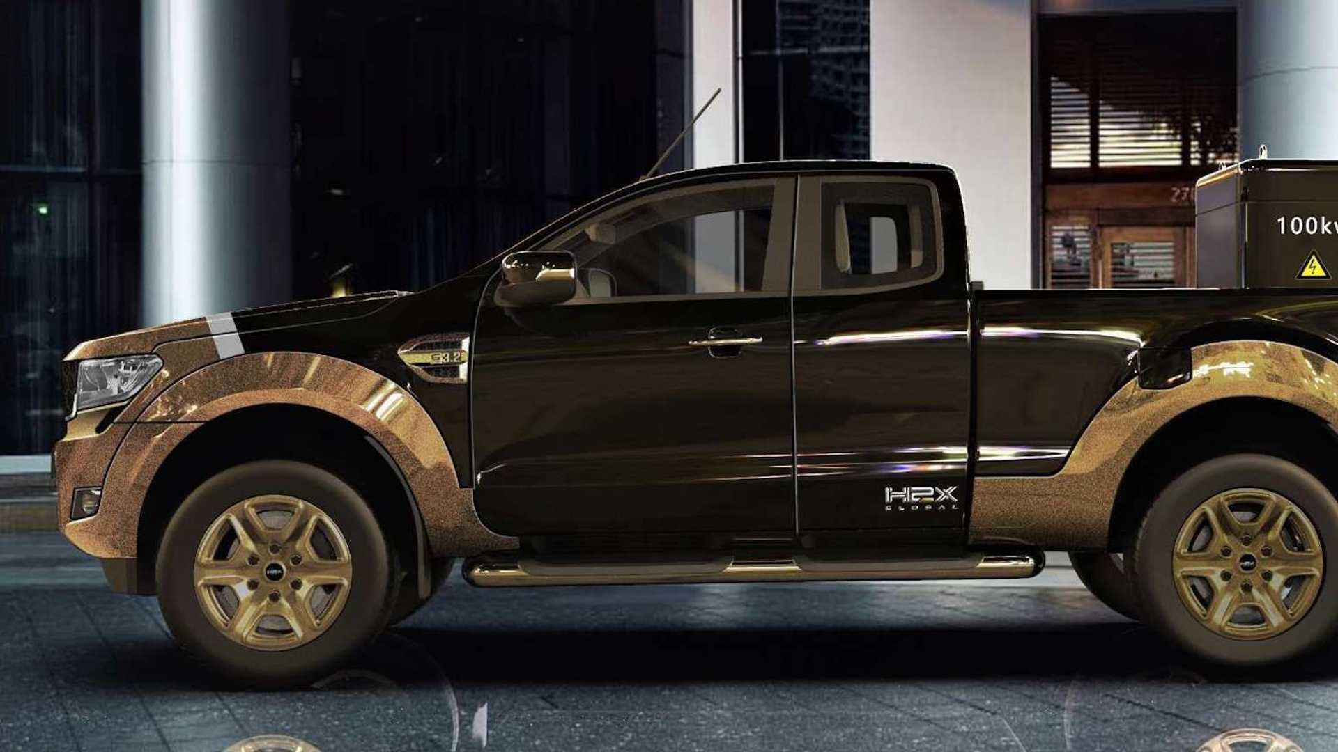H2X Reveals Hydrogen Fuel Cell-Powered Ford Ranger | Ford-trucks