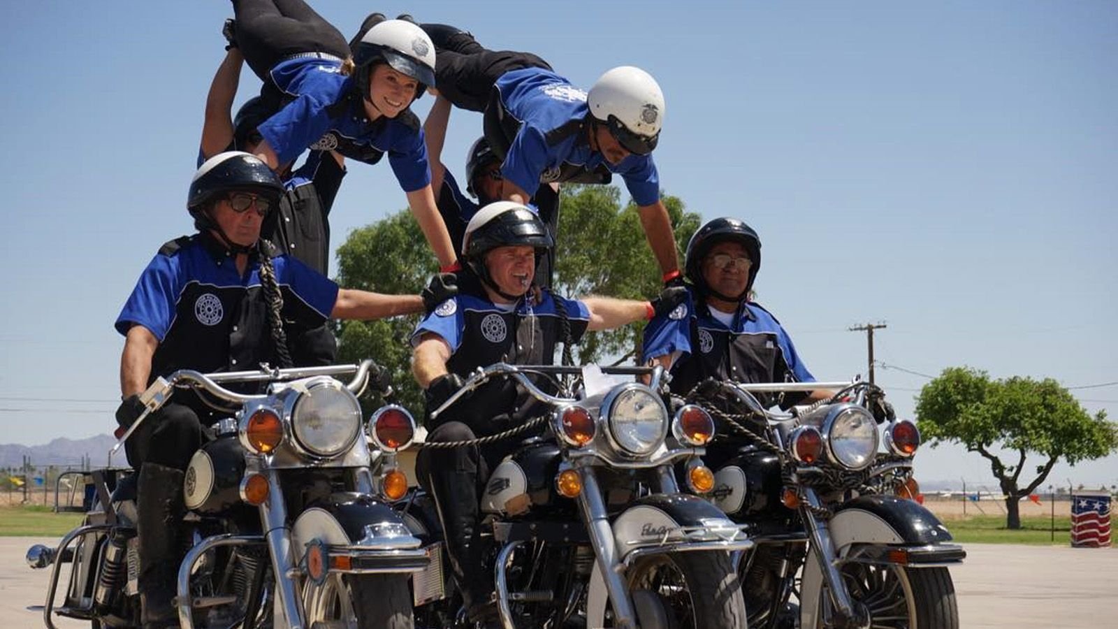 The Amazing Victor McLaglen Motor Corps Motorcycle Stunt and Drill Team ...