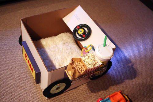 Drive-in Movie Cardboard Box Car | www.justmommies.com
