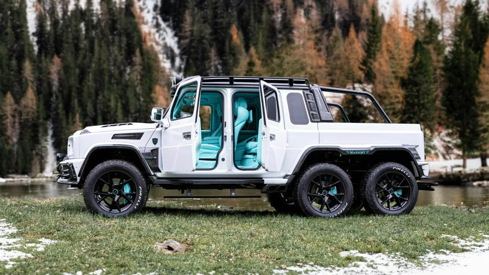 6x6 Mercedes G Wagen Gets Even More Excessive Courtesy of Mansory | Mbworld