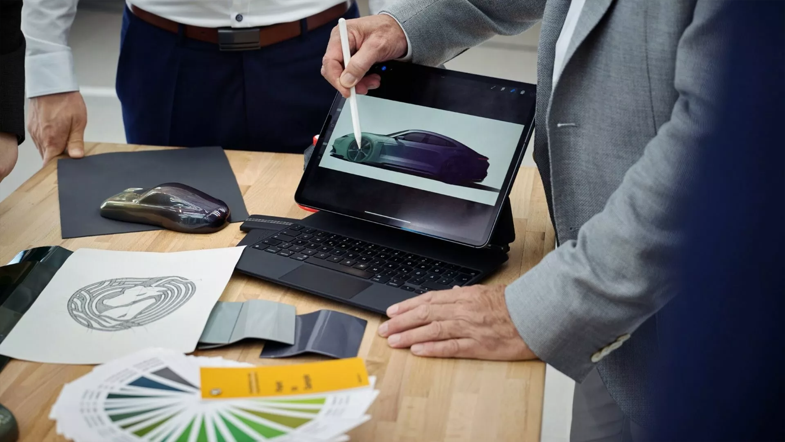 Sonderwunsch Porsche Taycan Gets Stunning Two Tone Paint Color | Rennlist