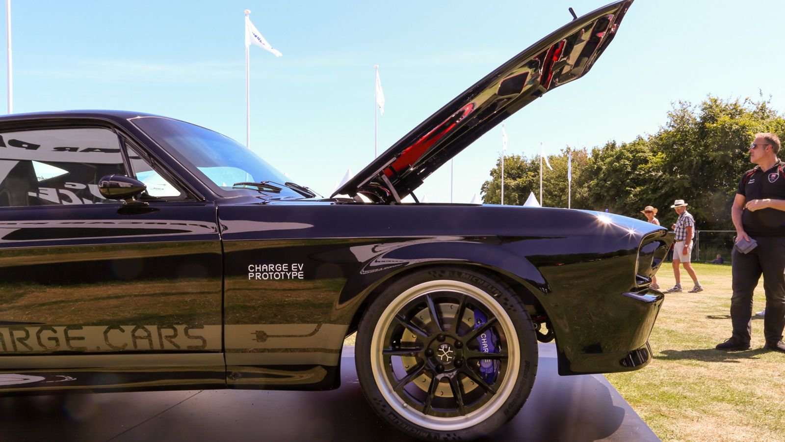 Charge Debuts Electric 1967 "Mustang" at Goodwood | Themustangsource