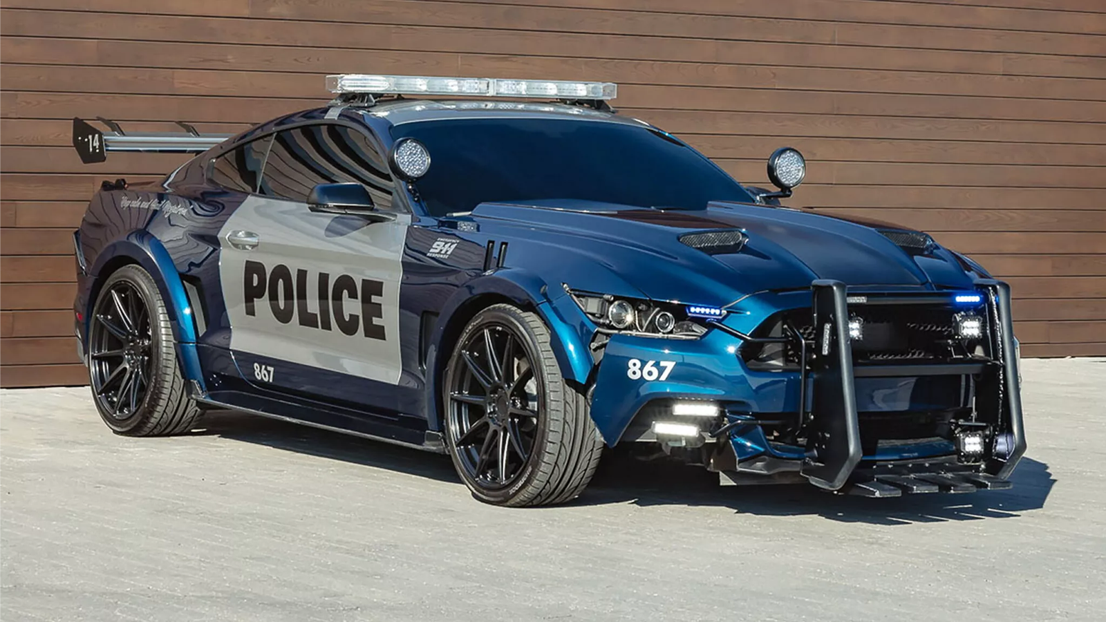 Mustang Cop Car From 'Transformers' Is Up For Sale | Themustangsource