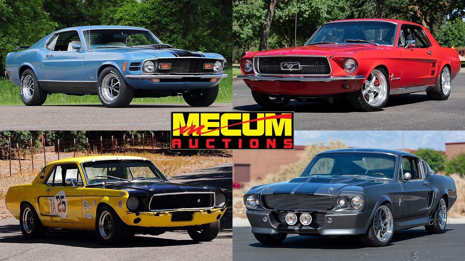 Mecum Markets a Multitude of Mustangs in Monterey | Themustangsource