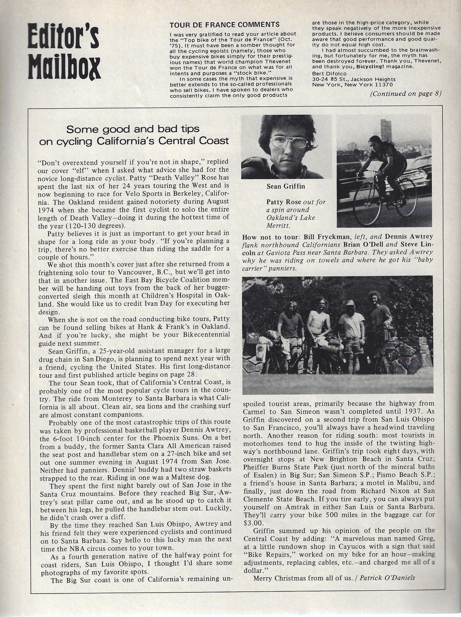50 Years and 1 Month Ago: December 1975 in Bicycling! magazine - Bike ...