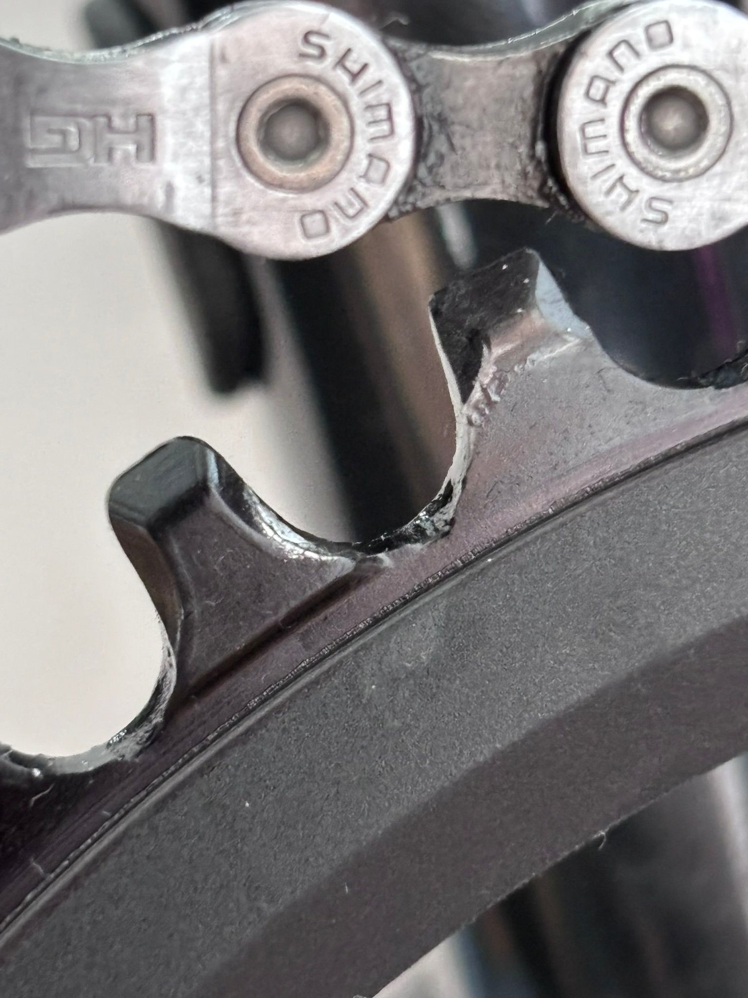 New GRX 600 chainring looks damaged after one ride - Bike Forums