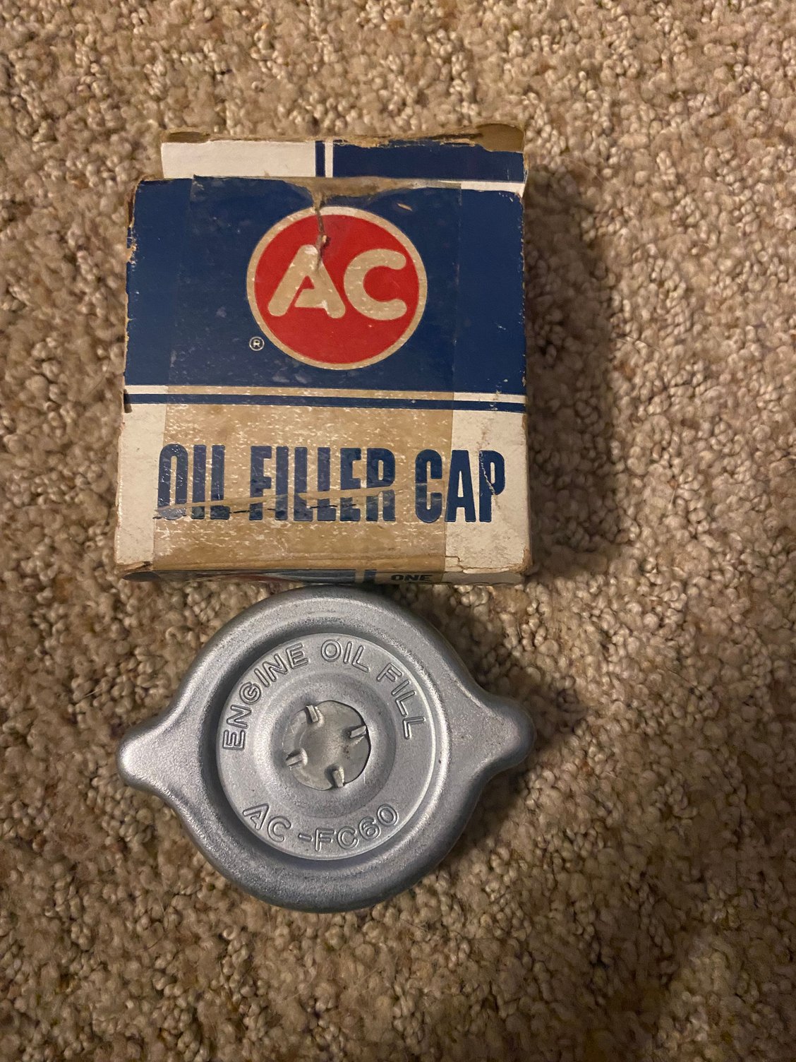 NOS oil fill cap FC-60 - ClassicOldsmobile.com