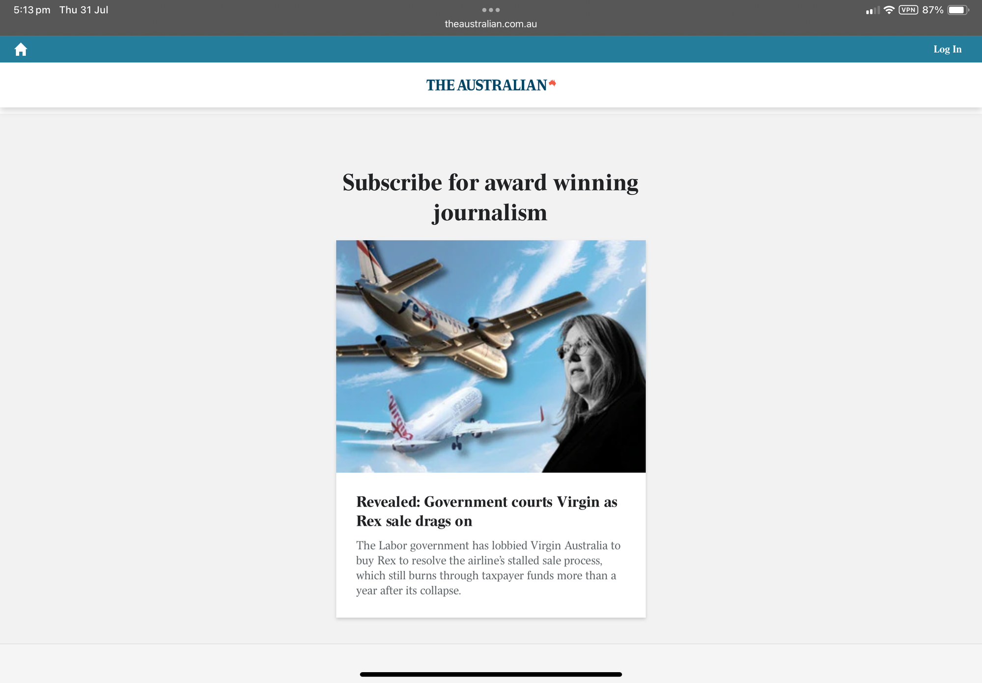 REX AIRLINES Trading Halt - Page 75 - PPRuNe Forums