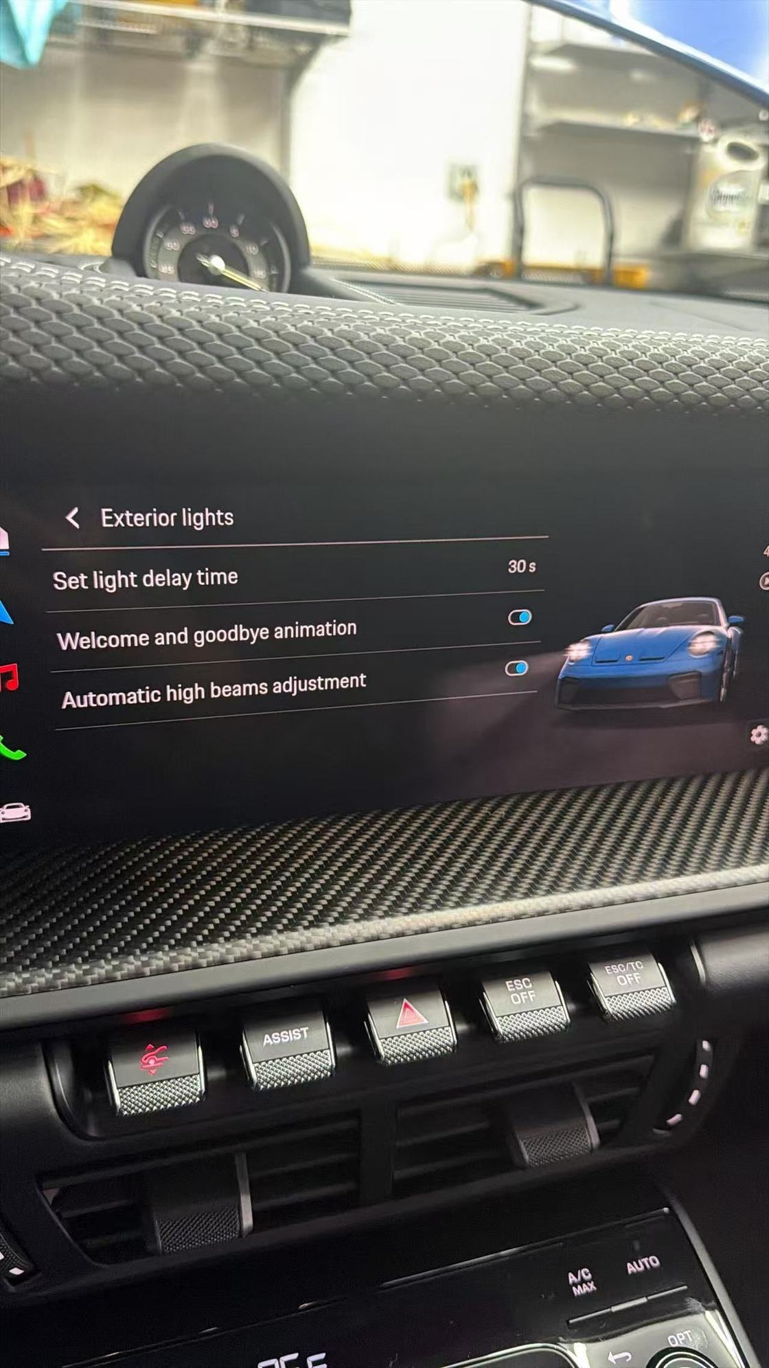 Porsche Matrix LED / HD Matrix / Highway Lane Illumination activation ...