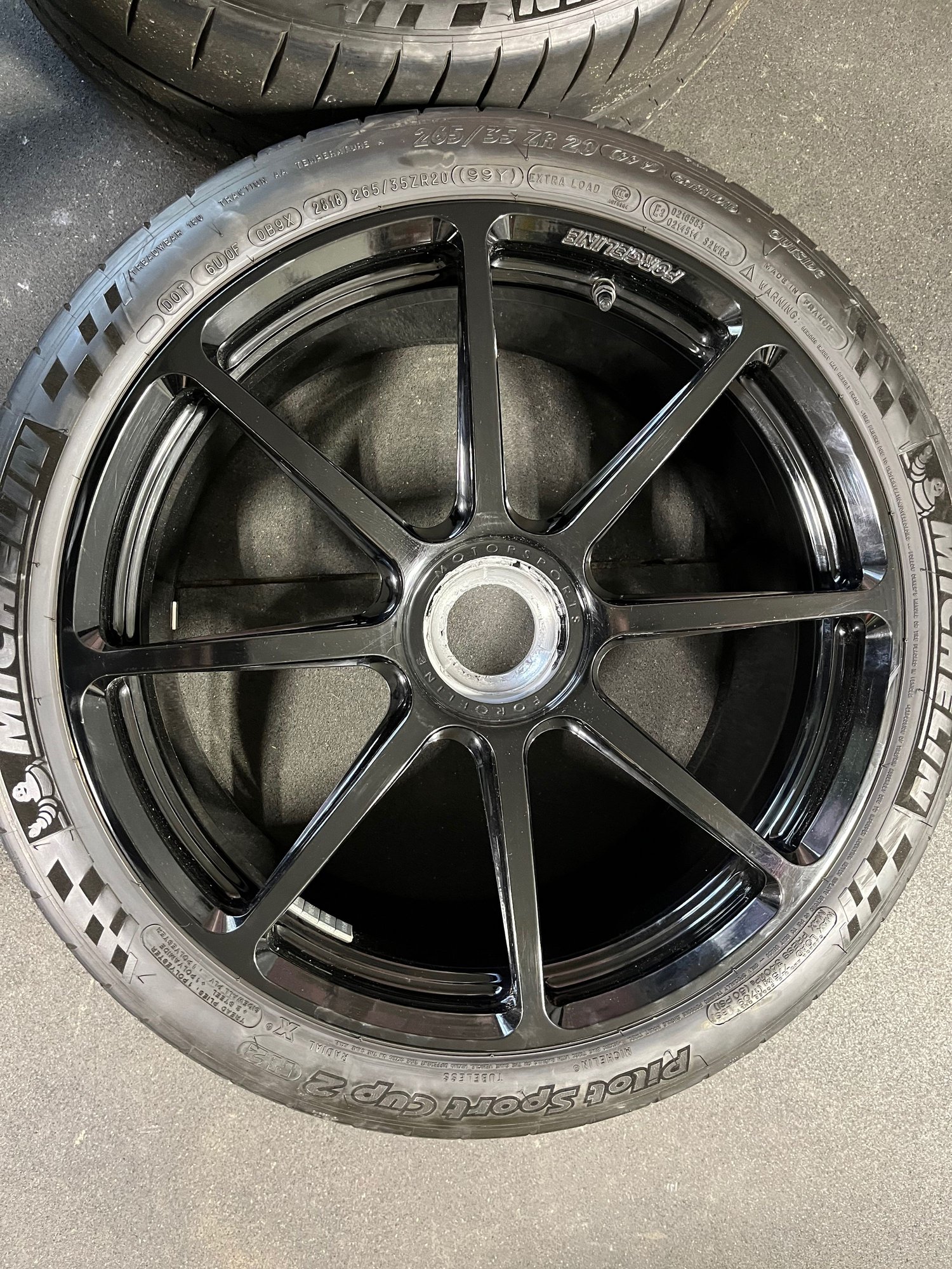 Forgeline GE1R wheels for 991.2 GT3RS with Cup 2 tires mounted ...