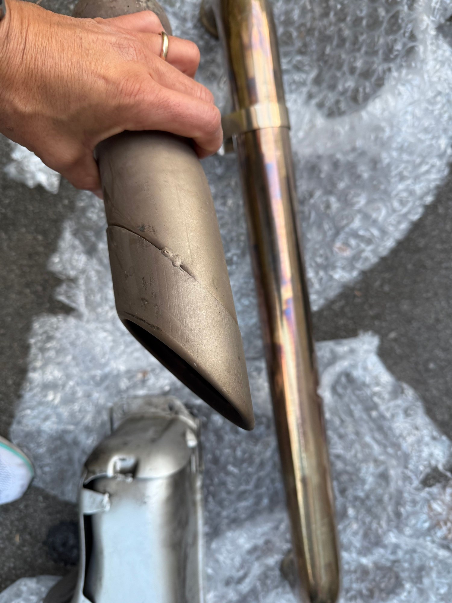 FS: Fisker Secondary Exhaust + Cup Pipe + Titanium Tip for 964 Only 200 ...