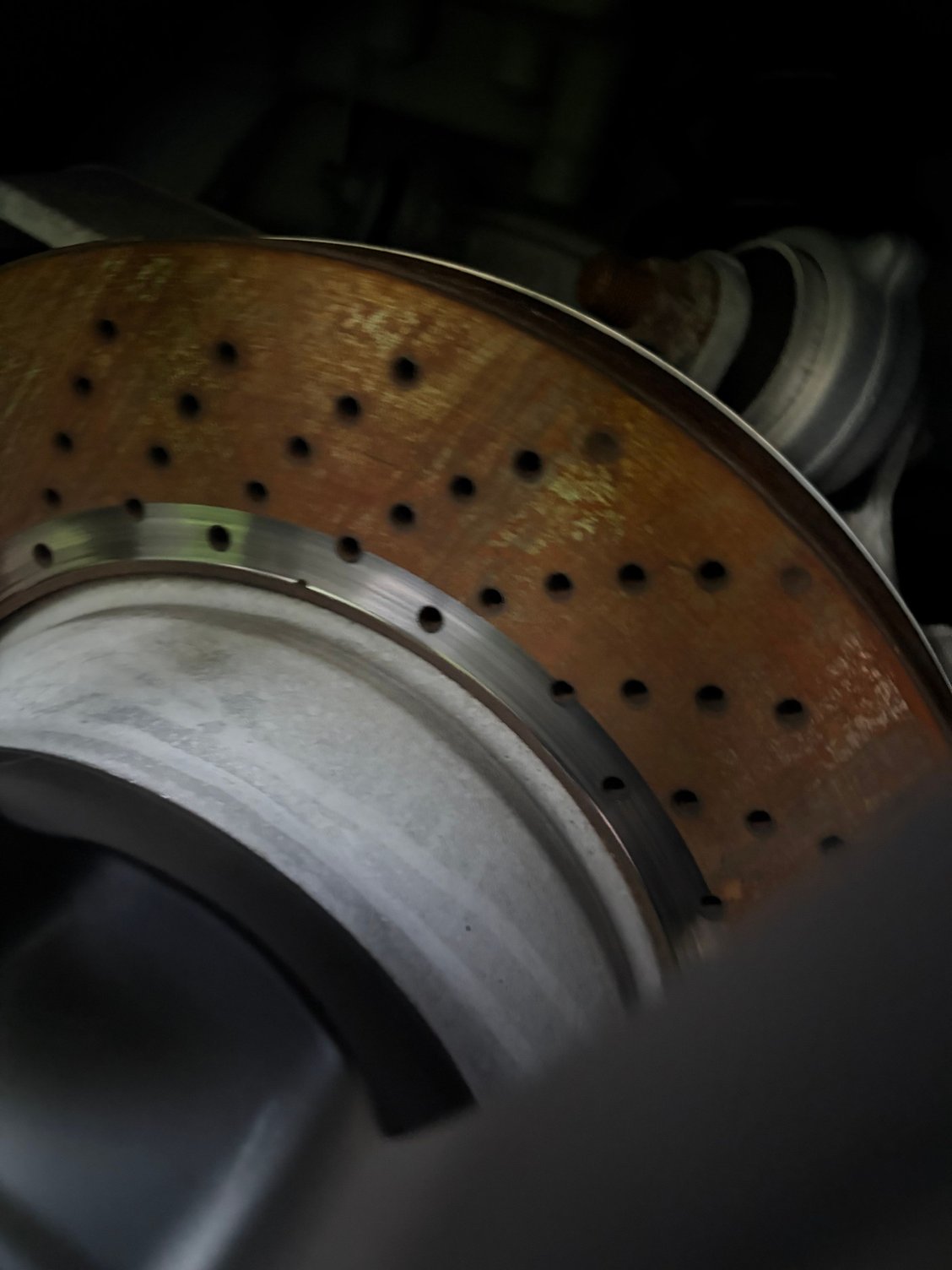 Rusty brake disc on one side? - Rennlist - Porsche Discussion Forums