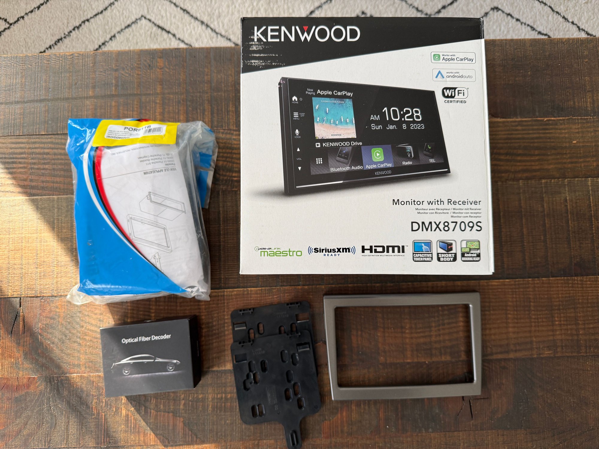 Kenwood DMX8709S + Bose MOST Box + 9x7 Mounting Brackets - Rennlist ...