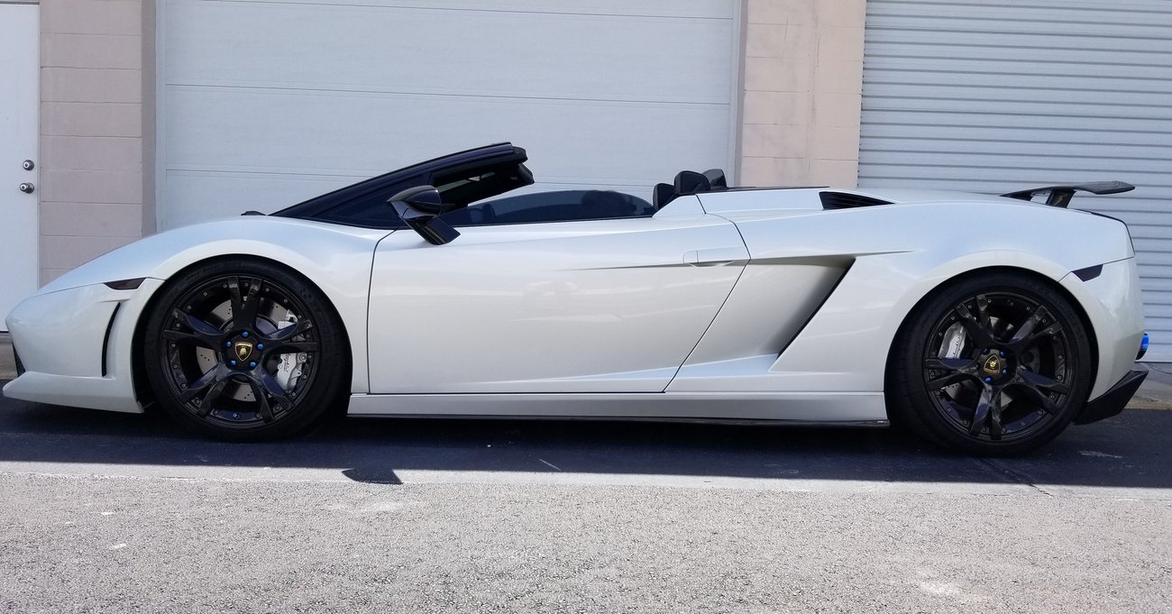 2007 Lamborghini Gallardo Spyder Balloon White, EGear, Tastefully ...