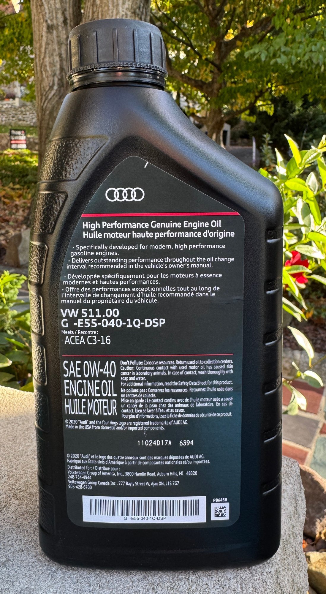 RS 6 (C8) - Recommended Motor Oil Specification? - AudiWorld Forums