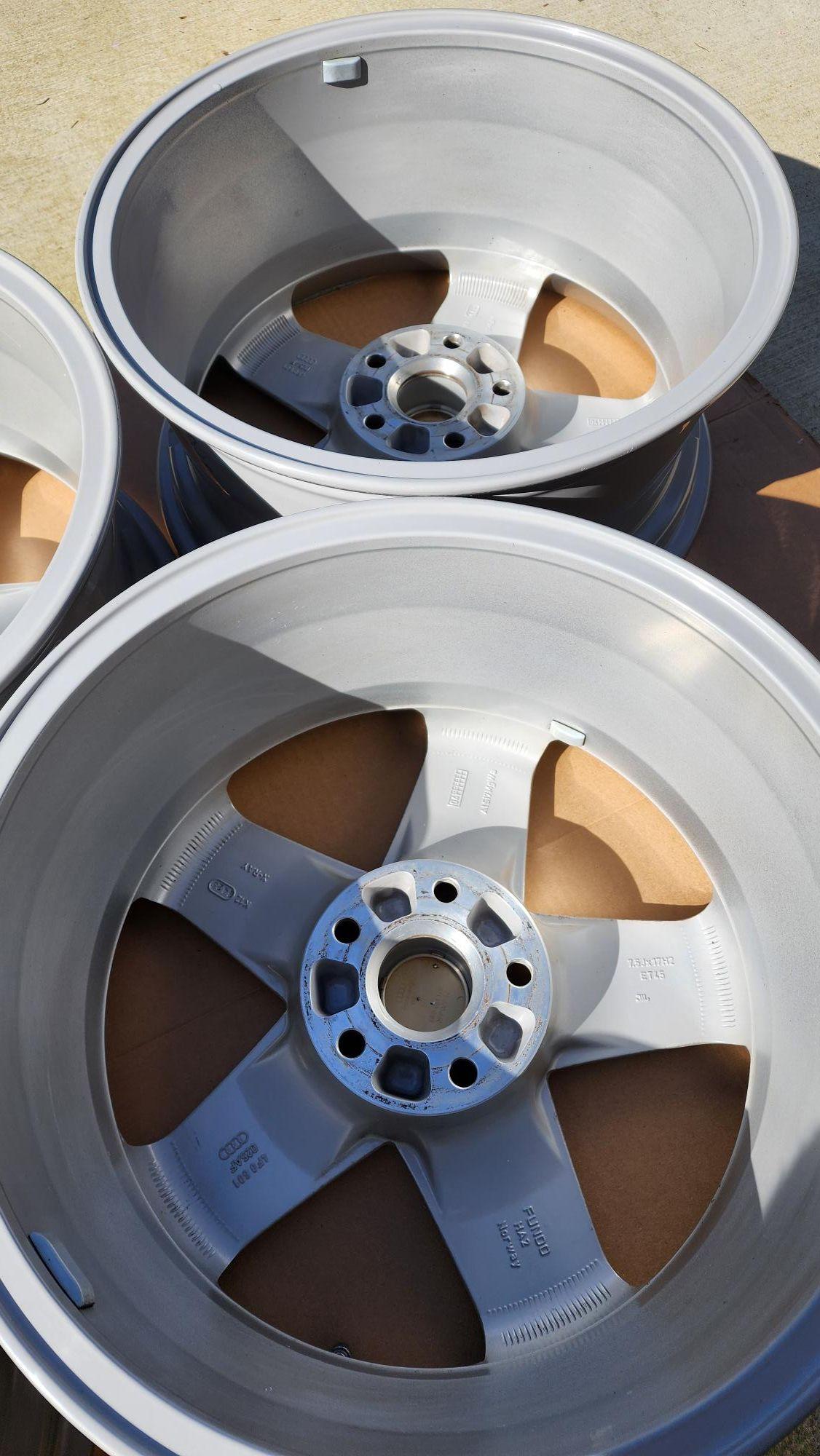 Factory 5 Spoke Wheels (4) from 2004 B6 Quattro 1.8T 6MT Sport ...
