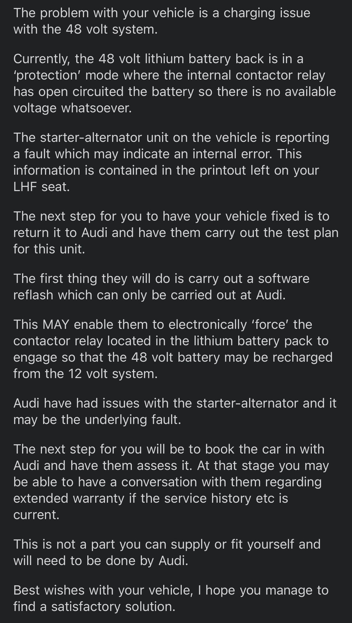 2019 A6, A7, and A8 Electrical Failures - Page 7 - AudiWorld Forums