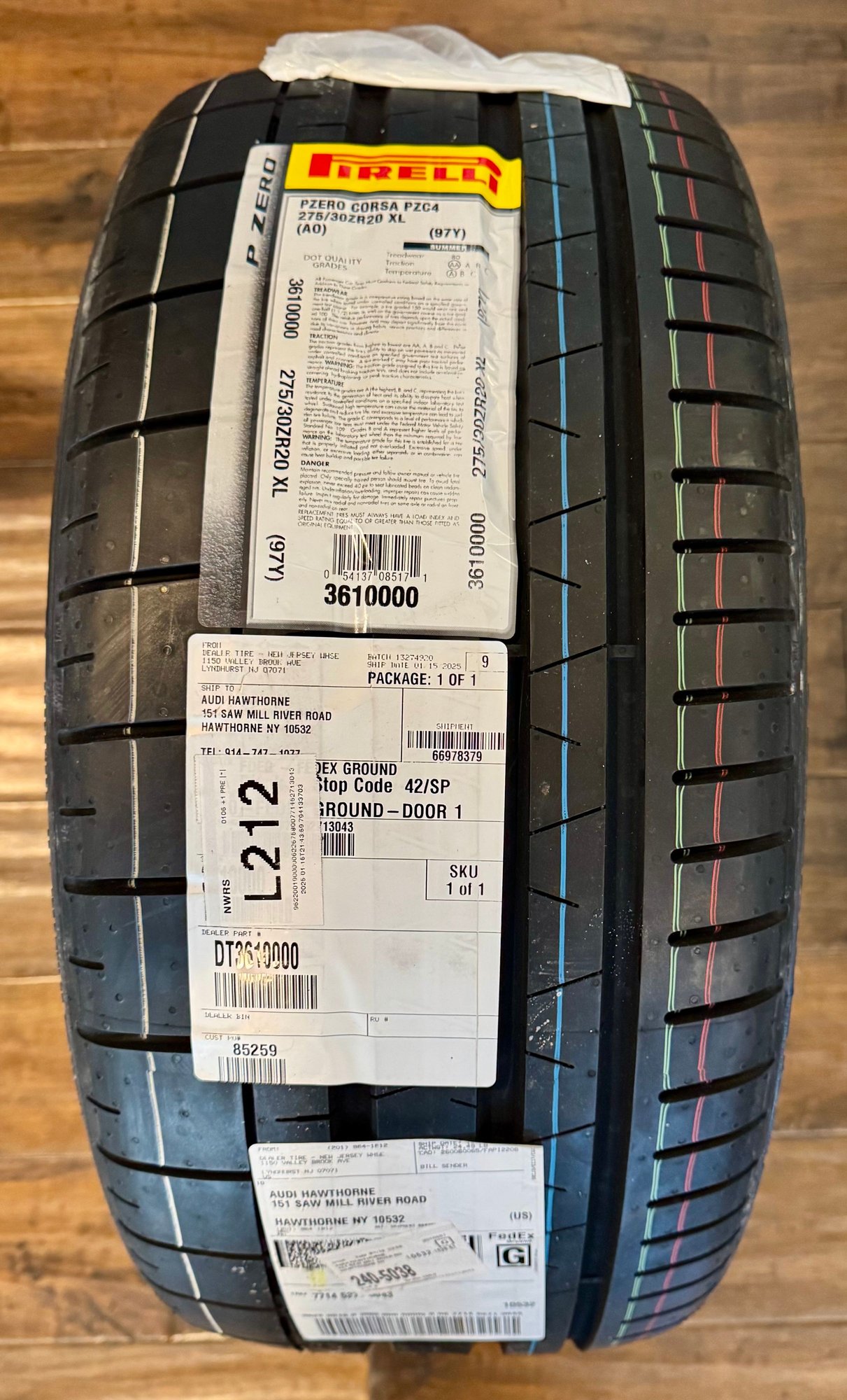 Brand New P-Zero Corsa! Free Shipping! - AudiWorld Forums