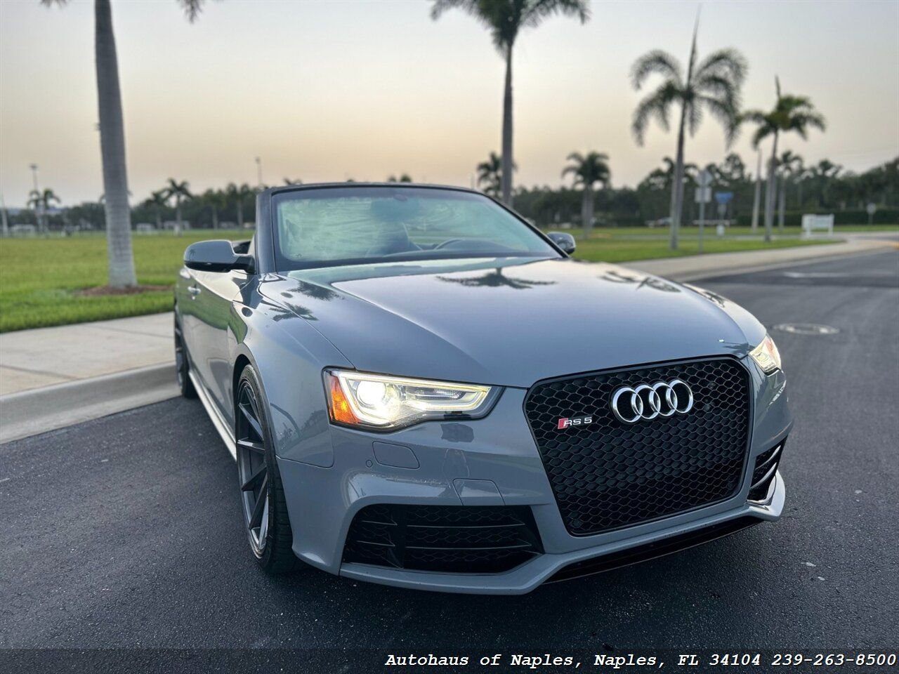 2014 RS5 Conv Nardo Gray RSNAV 10.25" Touchscreen Vossen 19" Rims ...