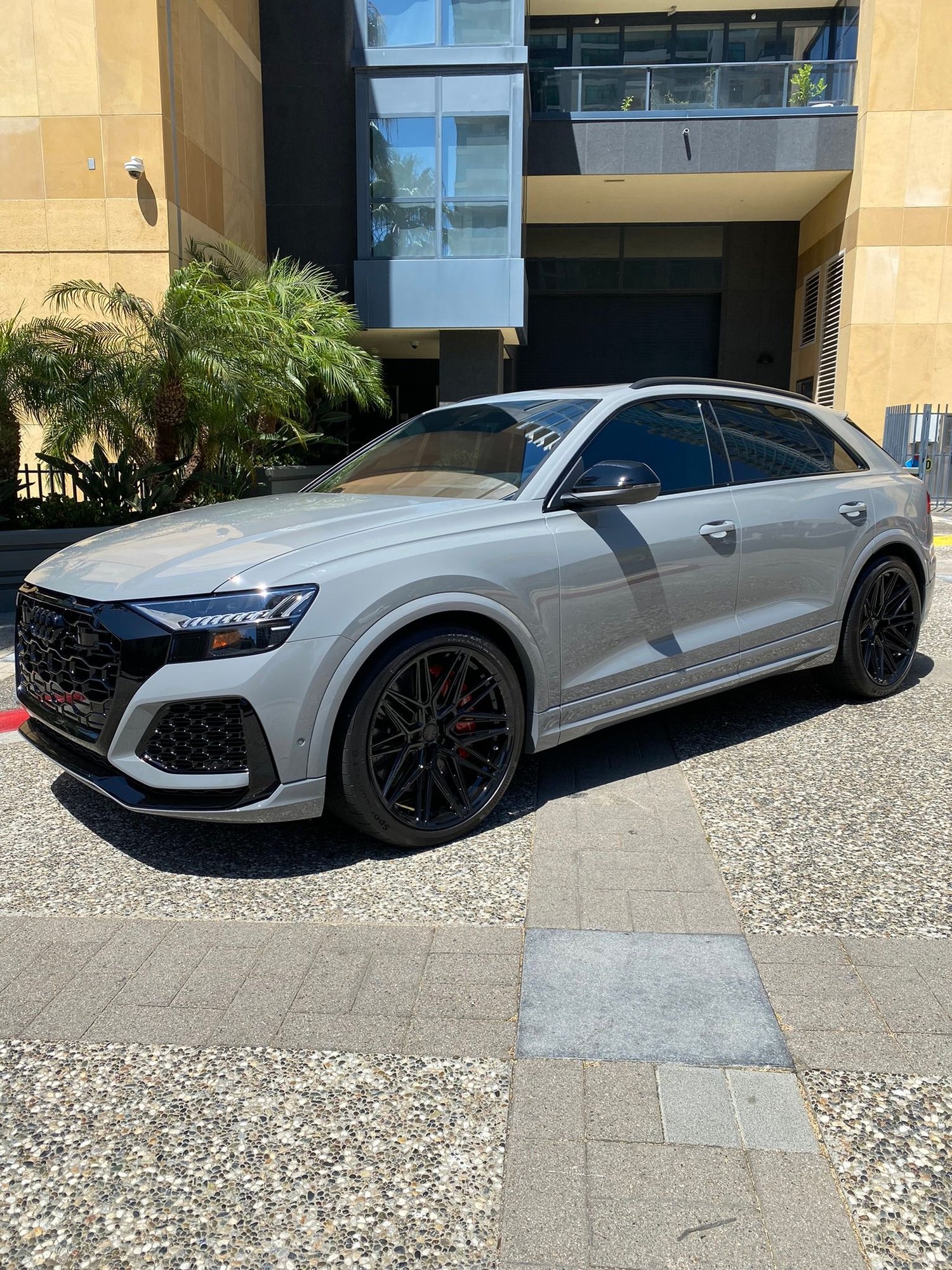 Finally got her all done! 22 RS Q8 wheels, lowered, tune, downpipes - AudiWorld Forums