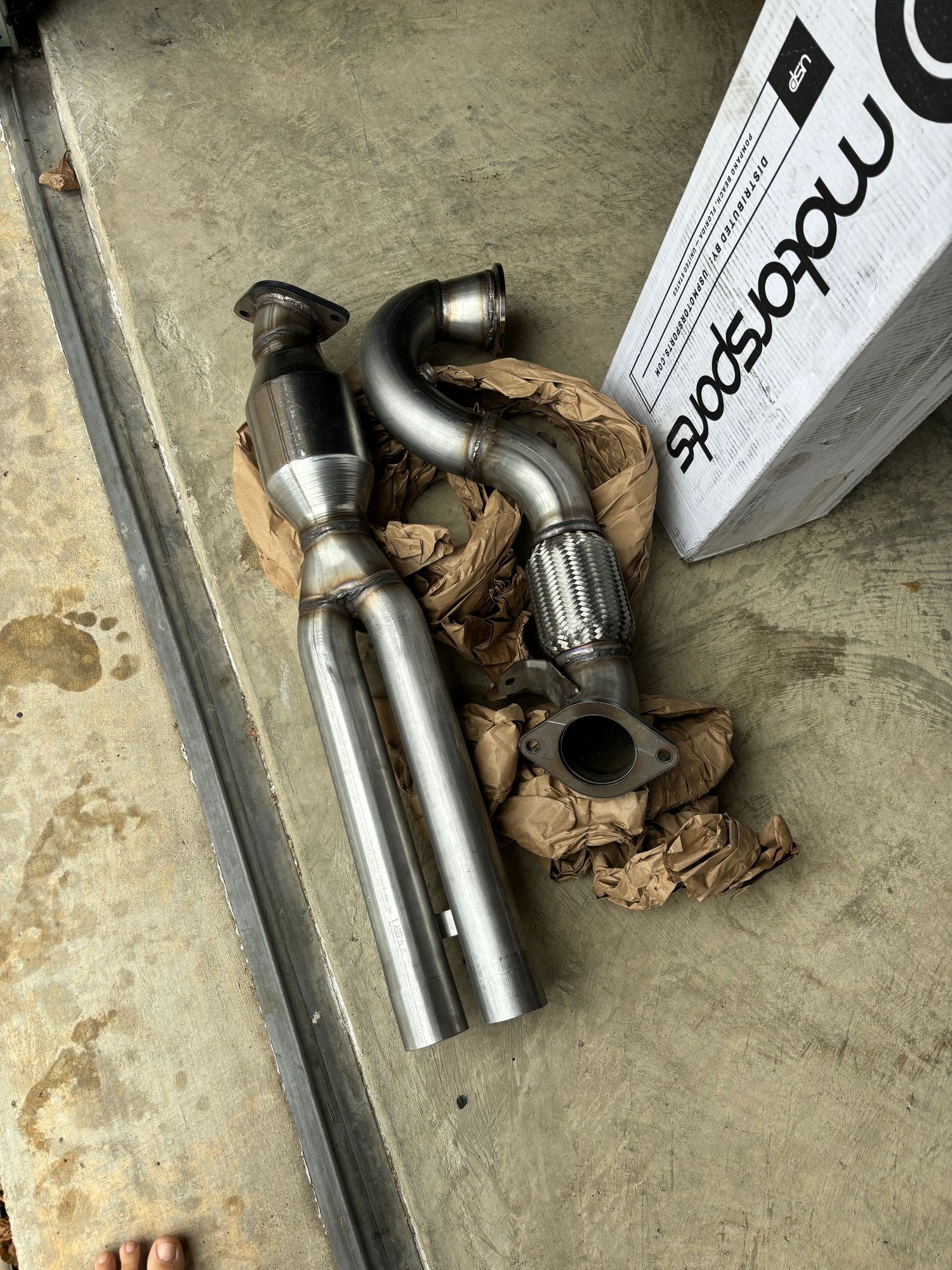 USP High flow catted downpipe and mid pipe - AudiWorld Forums