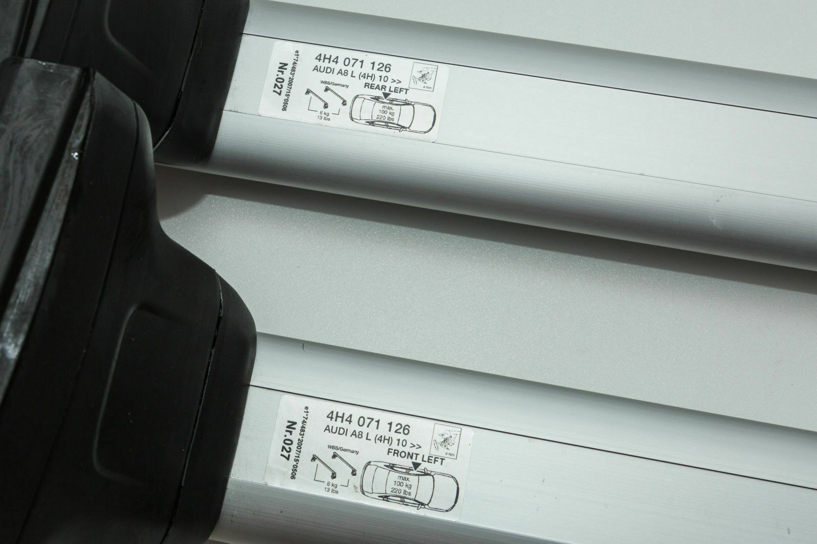 Looking for OEM Roof Bars for A8L D4 (4H). Part number 4H4 071 126 ...