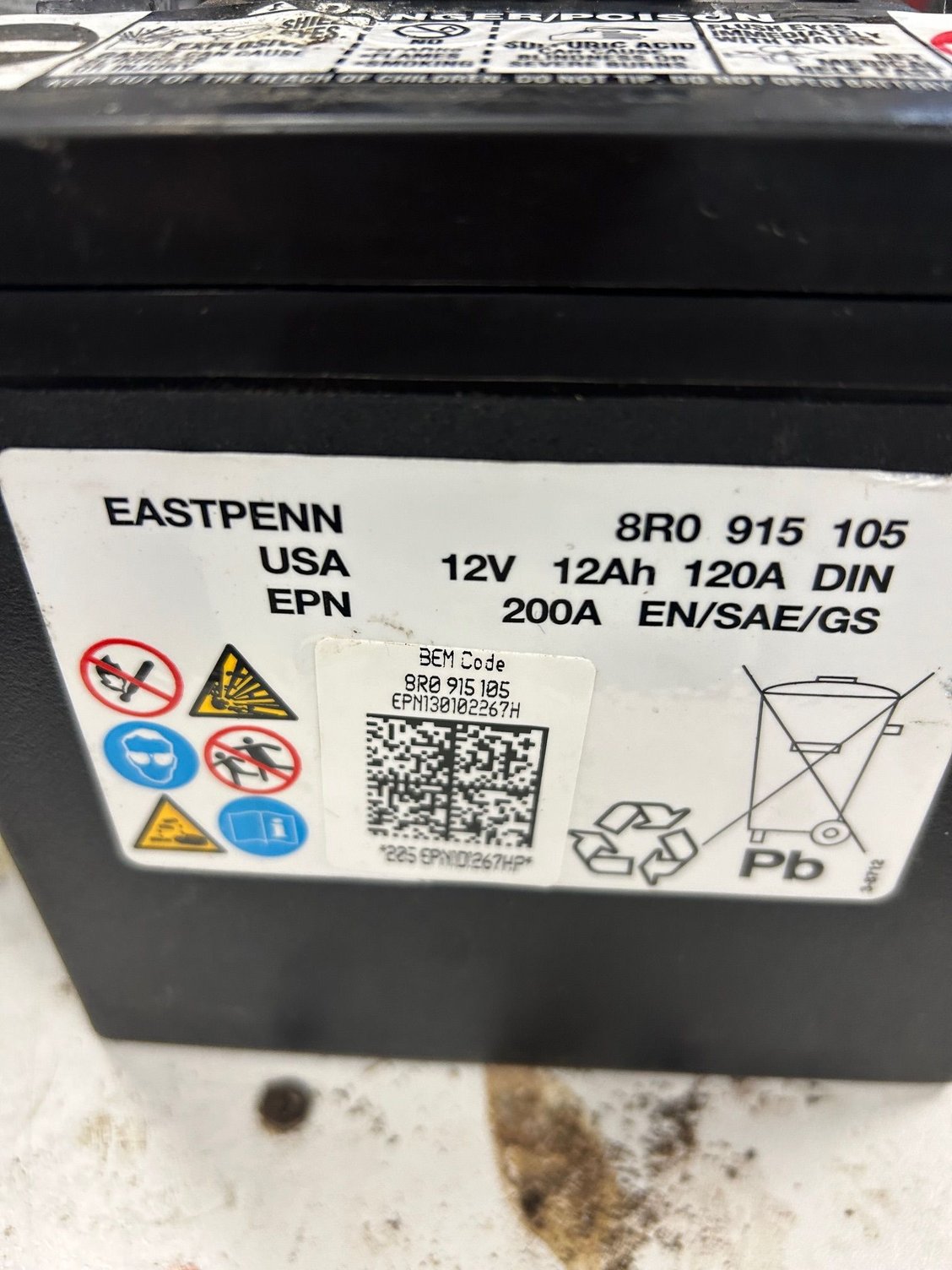 Change Battery A on 2013 Q5 Hybrid - AudiWorld Forums