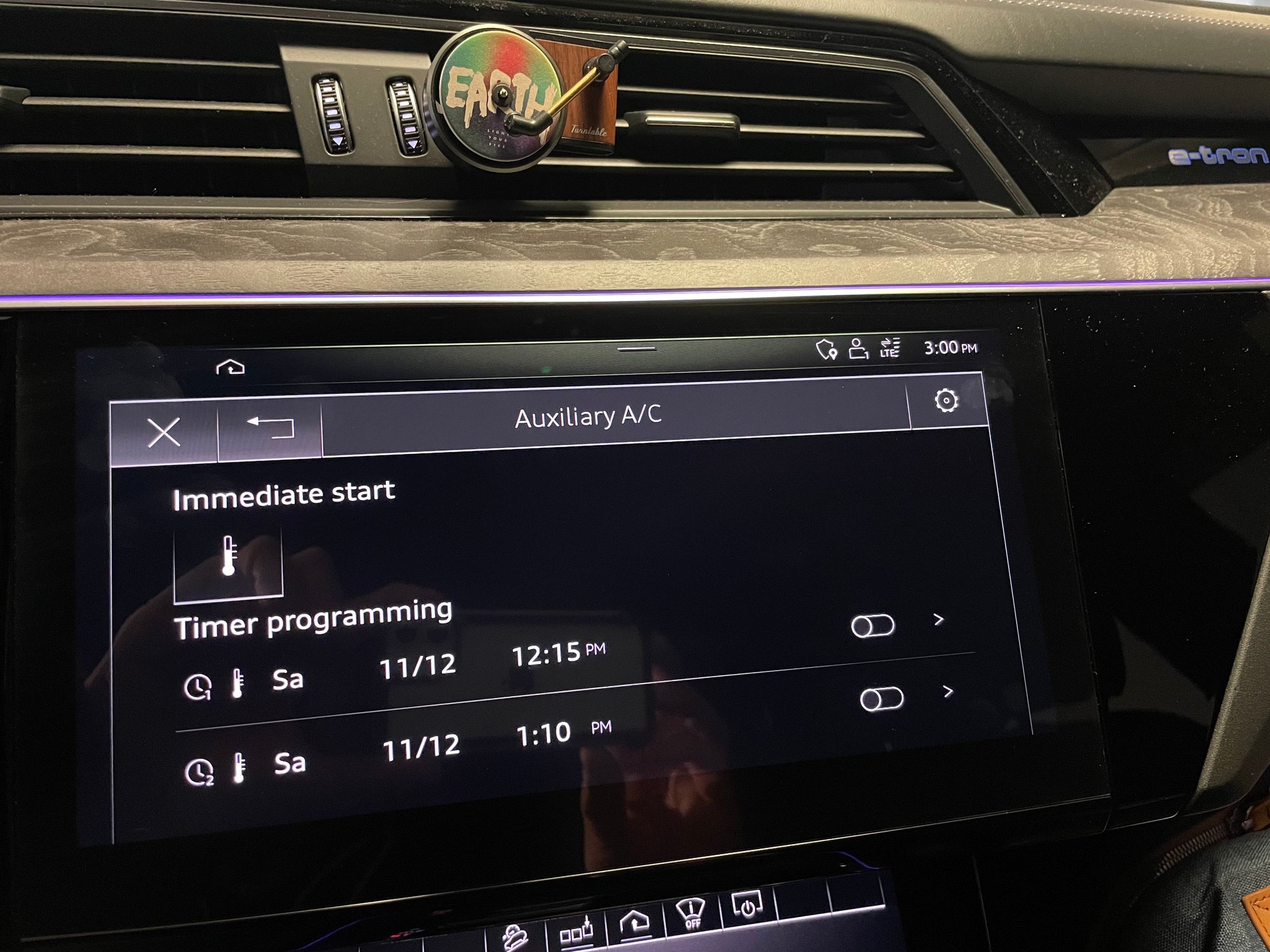 Climate Control Timer Update - AudiWorld Forums