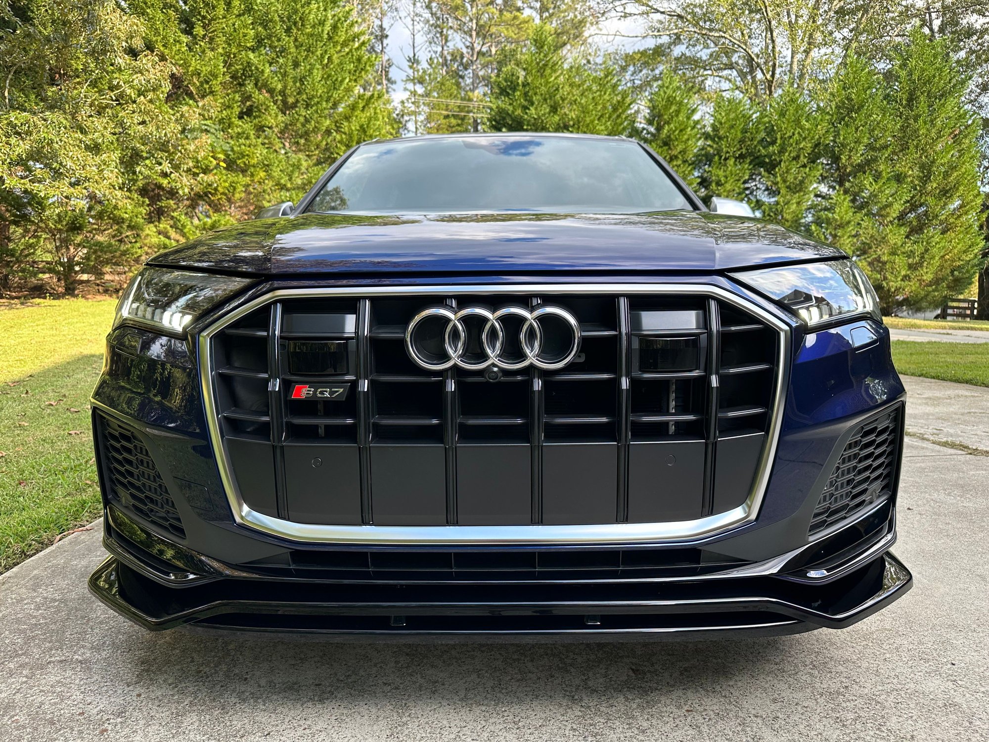'21 SQ7 Navarra Blue partial blackout - AudiWorld Forums