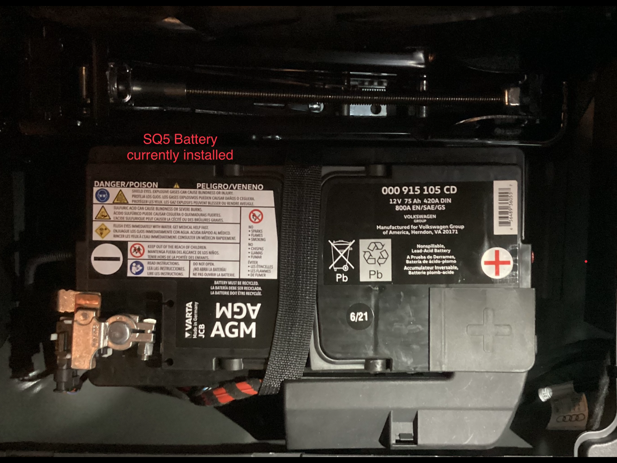 Replacing Battery on Q5? - Page 3 - AudiWorld Forums