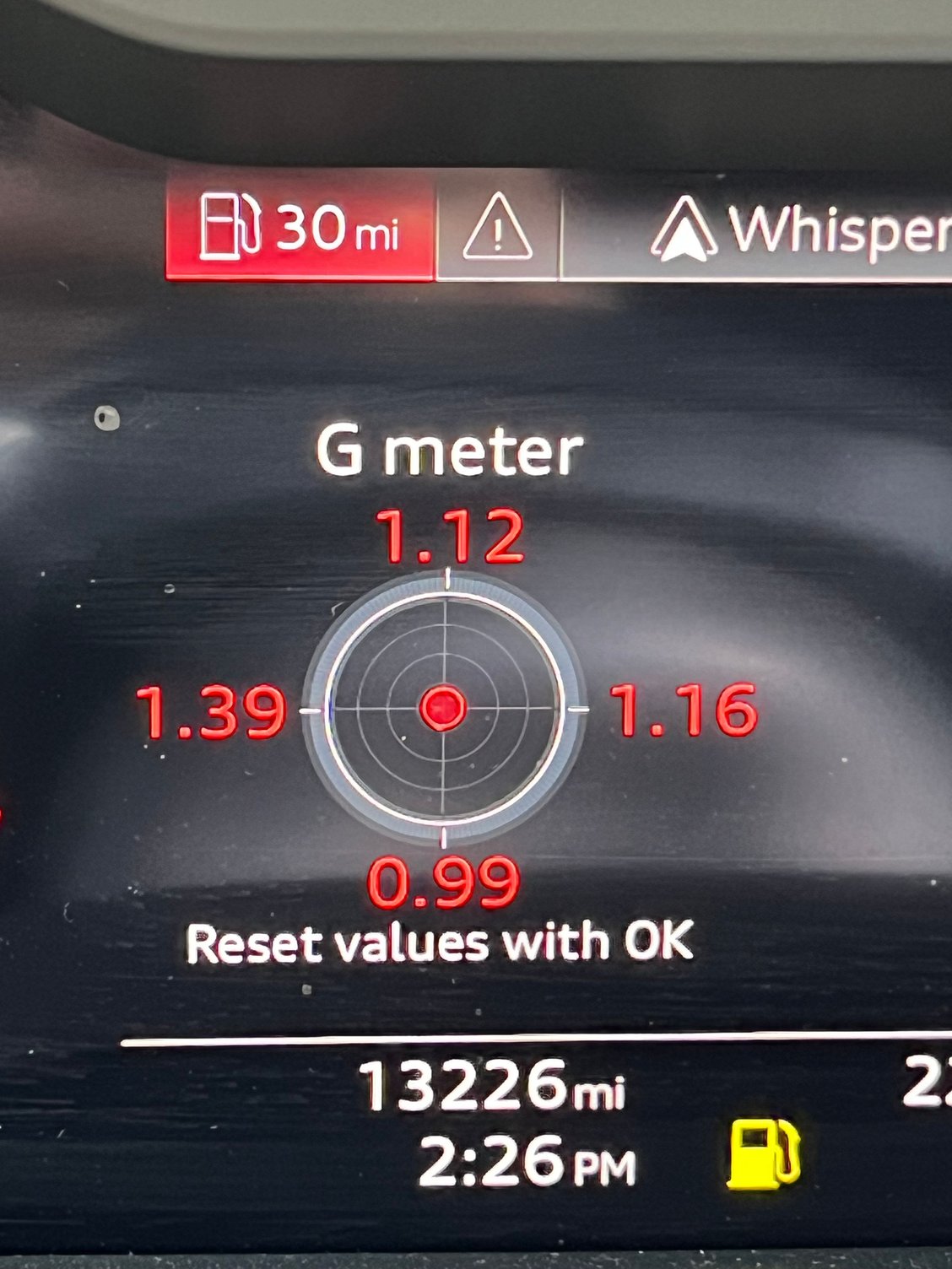 RS Q8 Owners. Post your G Meter pics - AudiWorld Forums