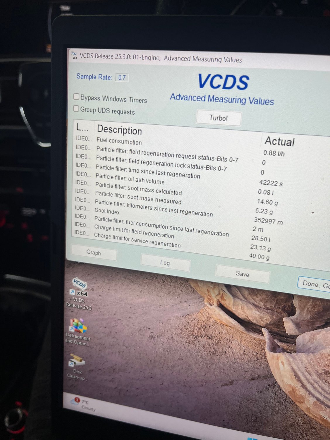 Hi my Audi a5 2ltd seems to be regen too often vag screen shots - AudiWorld Forums