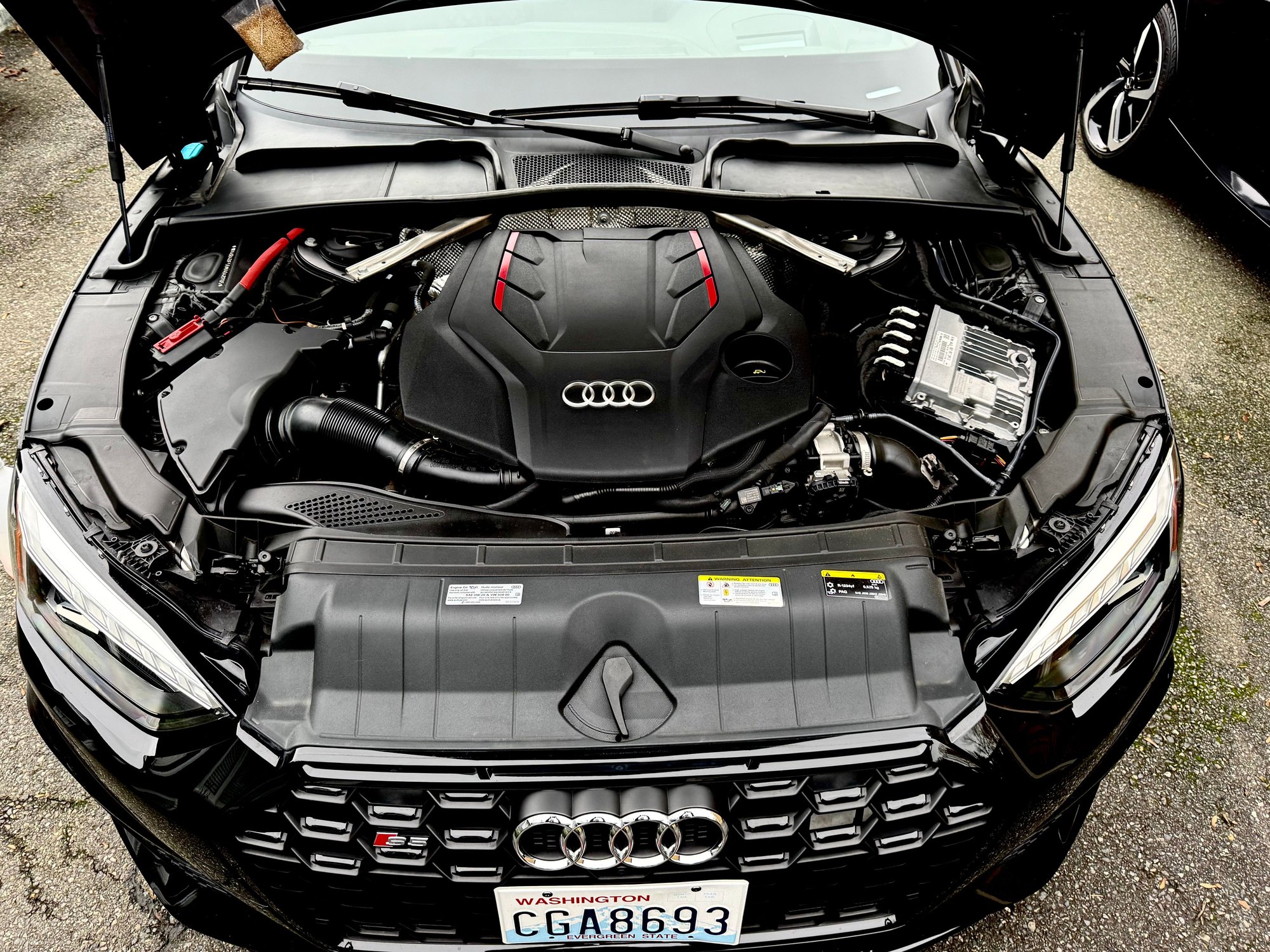 2021 S5 Sportback cracked engine cover - AudiWorld Forums