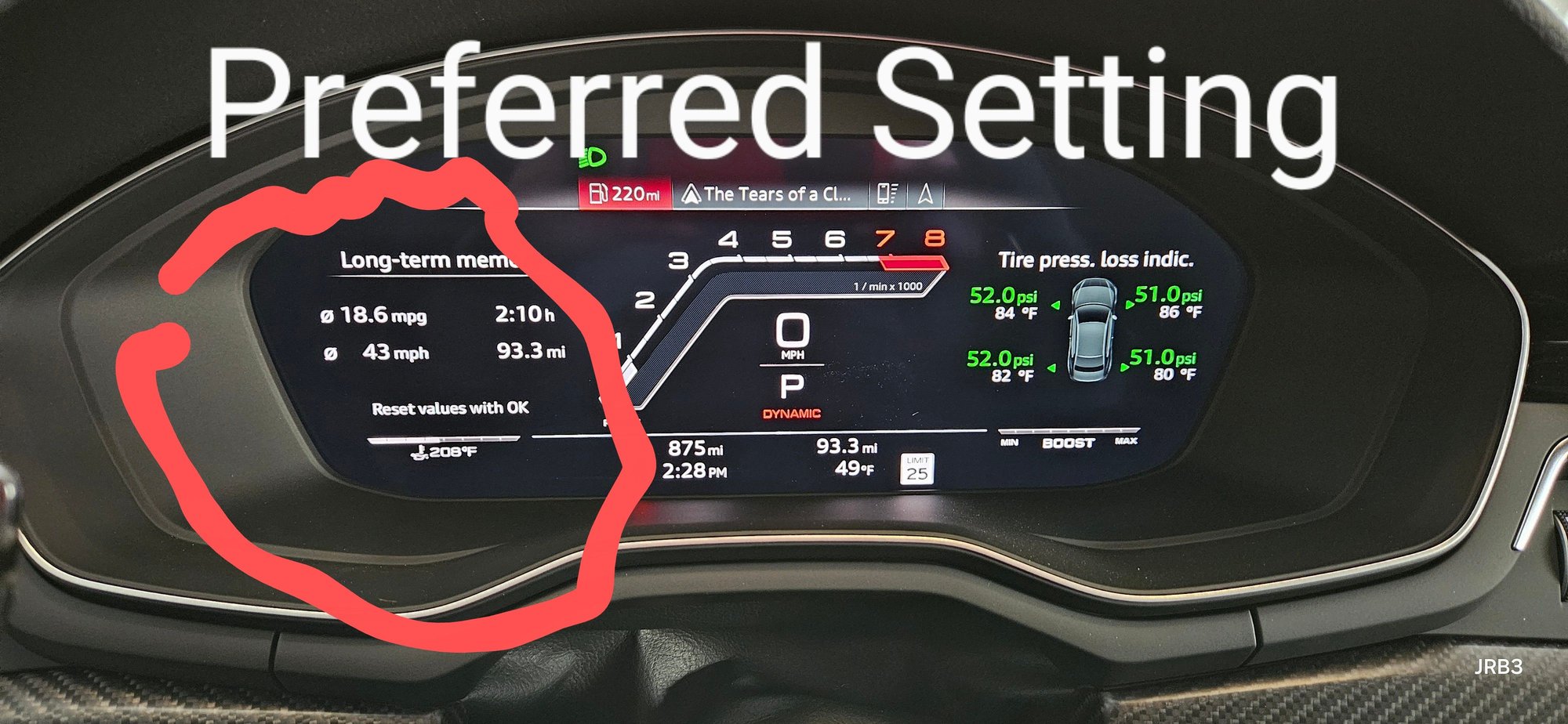 Saving Display Settings - AudiWorld Forums