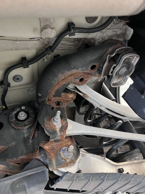 Beware: RUST rear subframe & front control arms(2017) - AudiWorld Forums